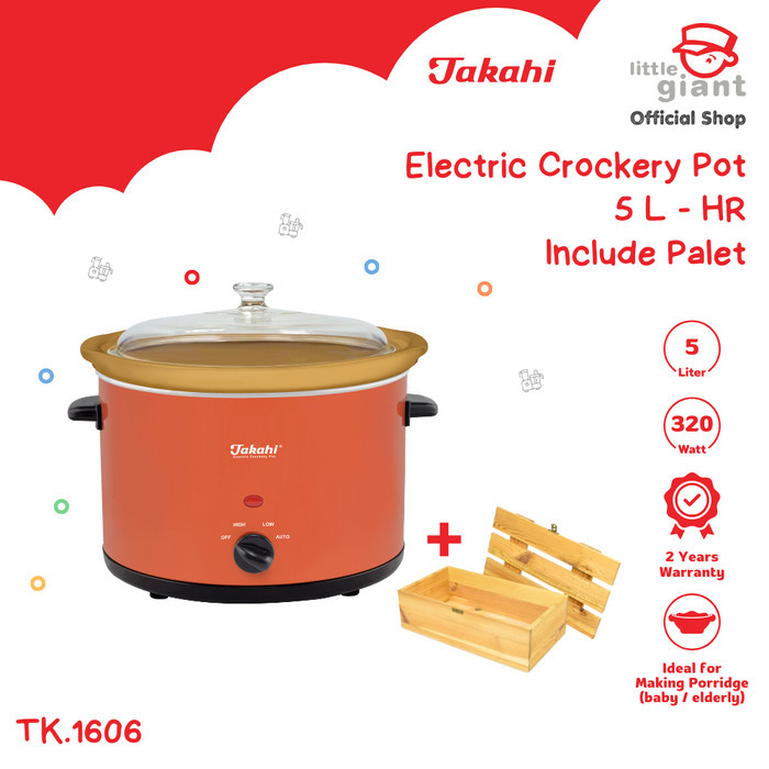 Jual Takahi Electric Crockery Pot 5 L - HL (INCLUDE PALET) | Shopee ...