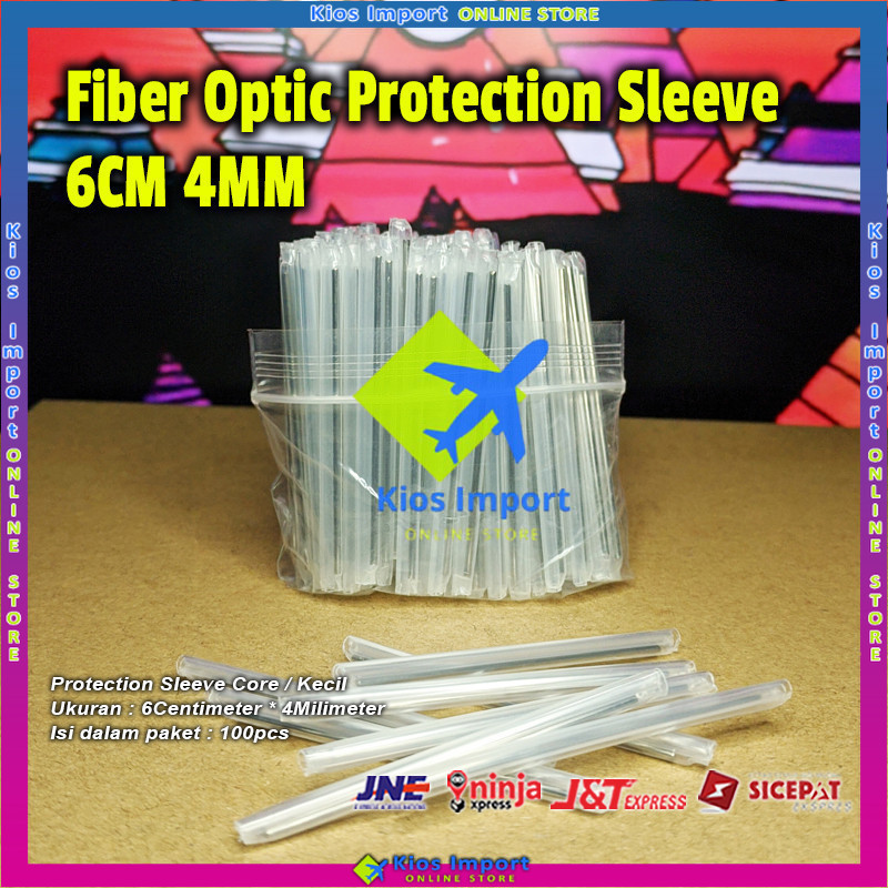 Jual SINGLE CORE 1PACK ISI 100 Pcs Fusion Splicing Protector Sleeve ...