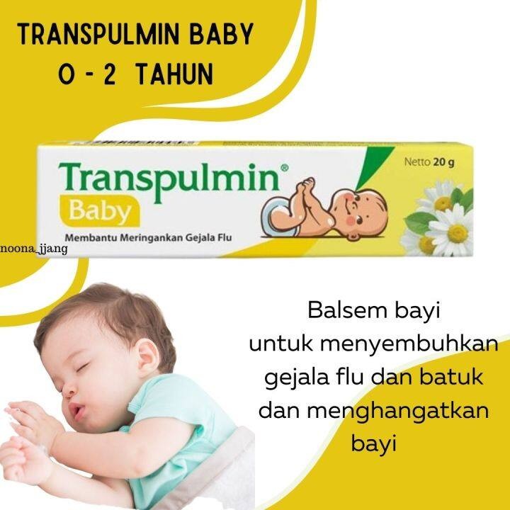 Jual Transpulmin Baby Kids Balsam Bayi Anak 10gr Baslem Flu Anak ...