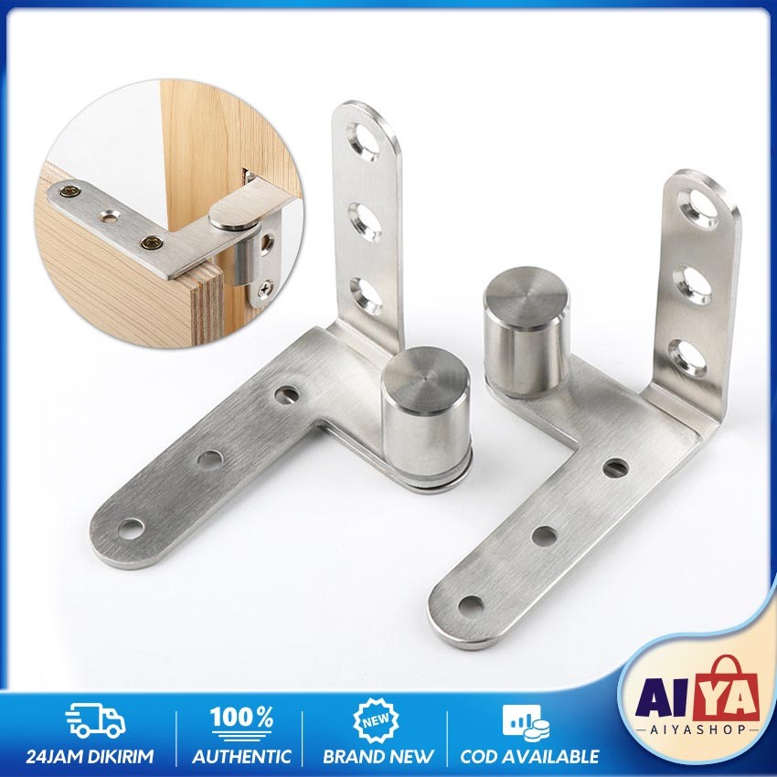 Jual 2Pcs/Set Engsel Pivot Pintu Kayu Putar 360 Derajat / Engsel Pivot ...