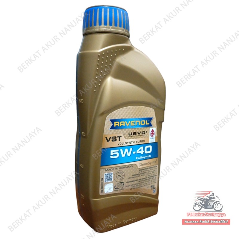 Jual Ravenol Oli VST 5W - 40 (1 Liter) Made In Germany + USVO | Shopee Indonesia