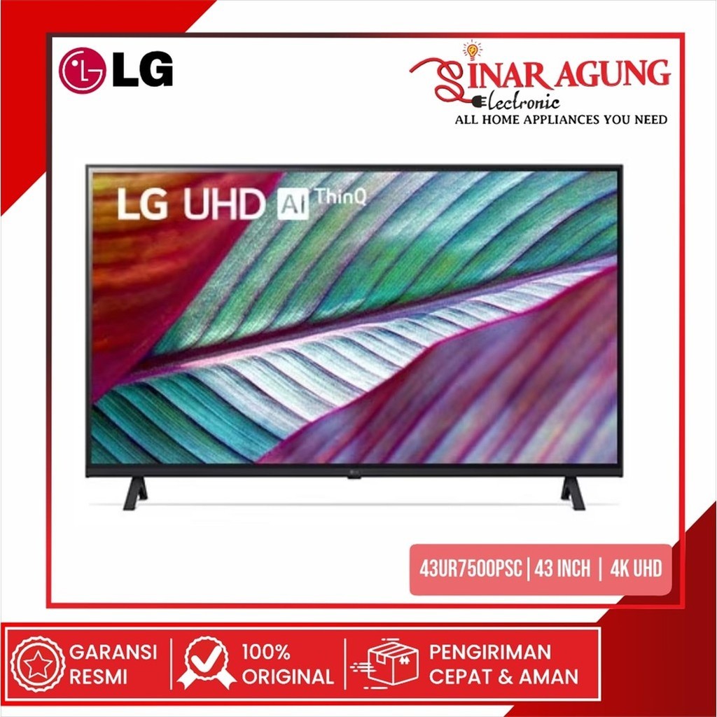 Jual LG 43UR7500PSC | 43UR7500 LED SMART TV 4K UHD 43 INCH GARANSI RESMI | Shopee Indonesia