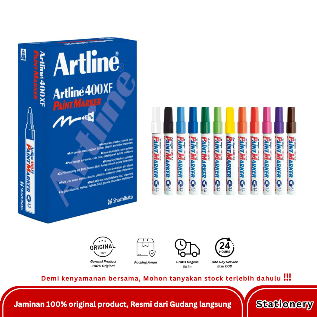 Jual ARTLINE PAINT MARKER EK-400 PER PACK | Shopee Indonesia