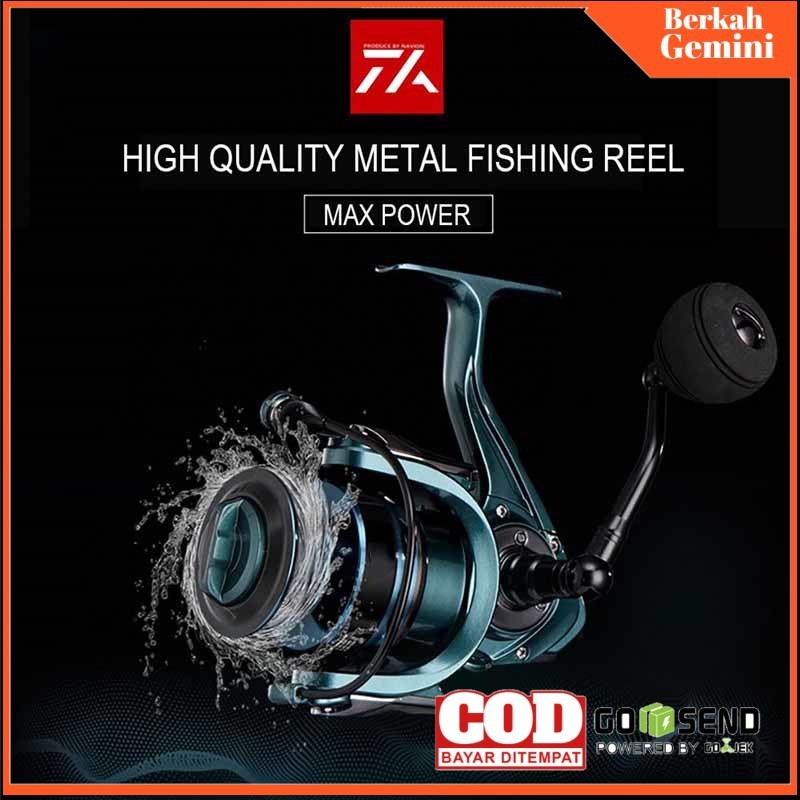 Jual Reel Pancing Spinning Fishing Reel 14+1 Ball Bearing 5.5:1 - D3000 ...