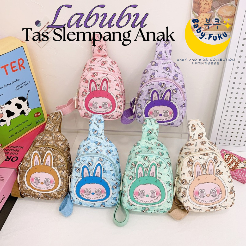 Jual Baby.Fuku LABUBU Tas Selempang Anak Tas Labubu Cewek Cowok Tas ...