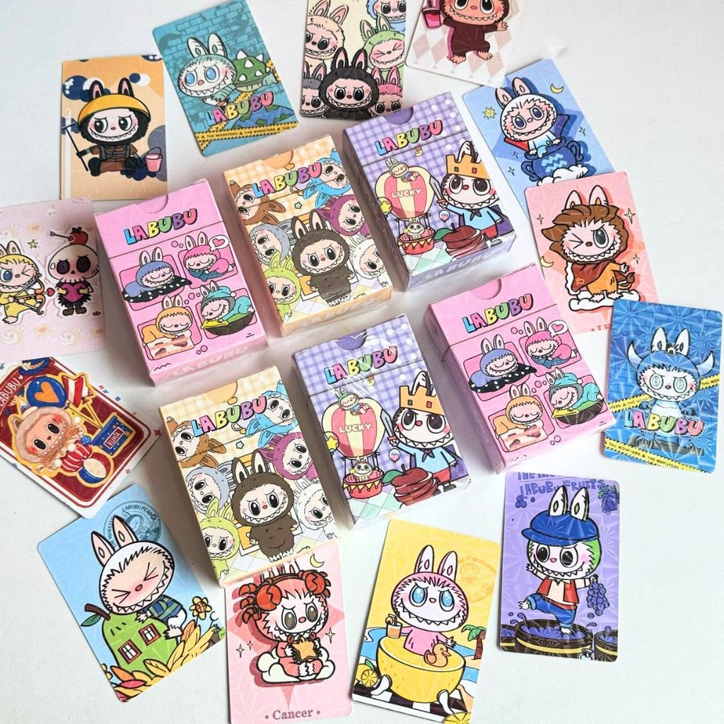 Jual CUTE LABUBU PHOTO CARD SET kartu foto karakter lucu | Shopee Indonesia