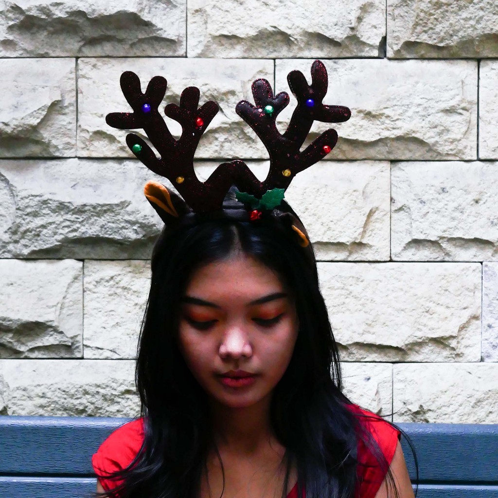 Jual BANDO NATAL PREMIUM TEBAL KARAKTER TANDUK RUSA / TOPI NATAL/POHON ...