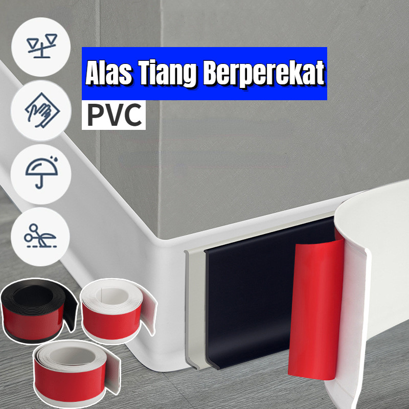 Jual 6M Skirting PVC/Plint PVC Board/Plint PVC/List Lantai/Aksesoris ...