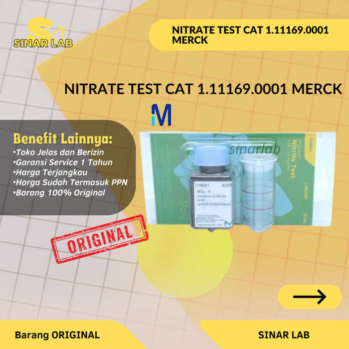 Jual Nitrate Test Cat. 1.11169.0001 Merck | Shopee Indonesia