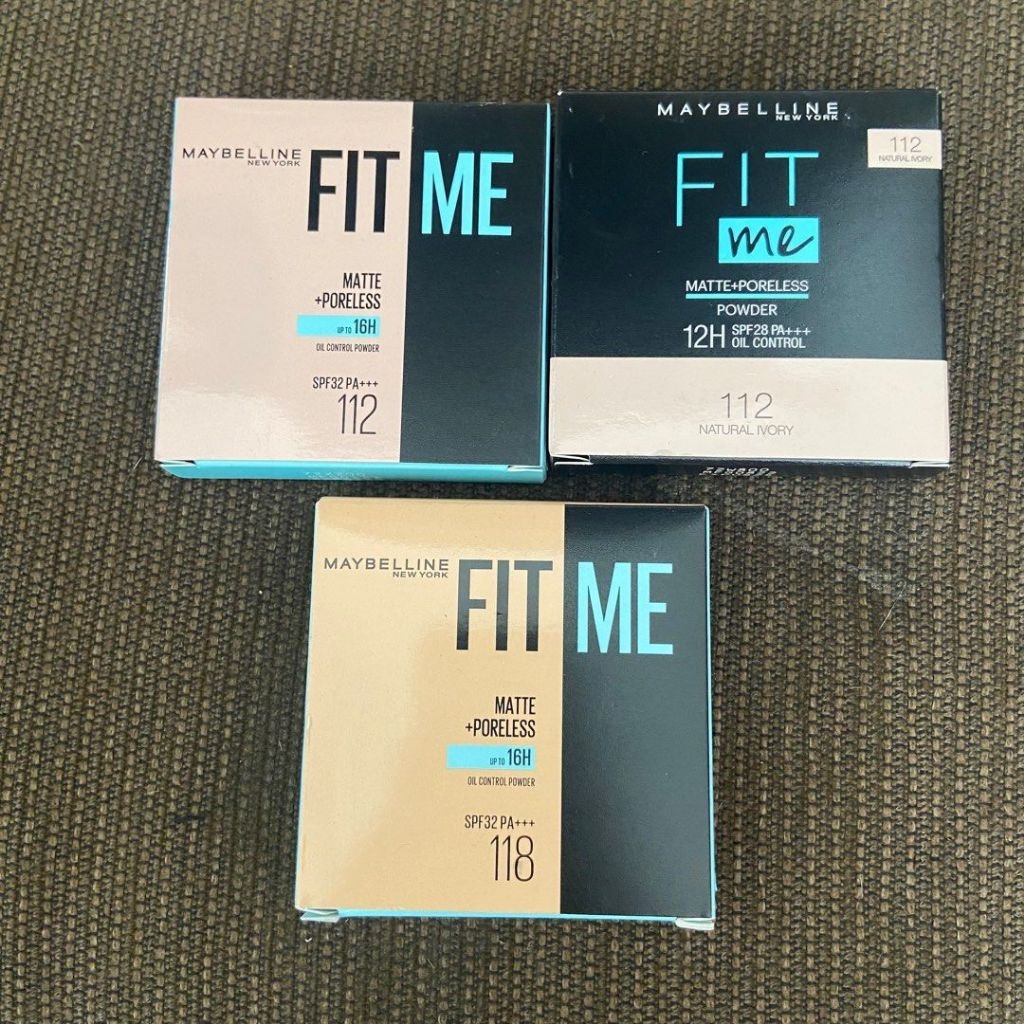 Jual Maybelline fit me matte+poreless powder 12h spf 28pa+++ oil ...