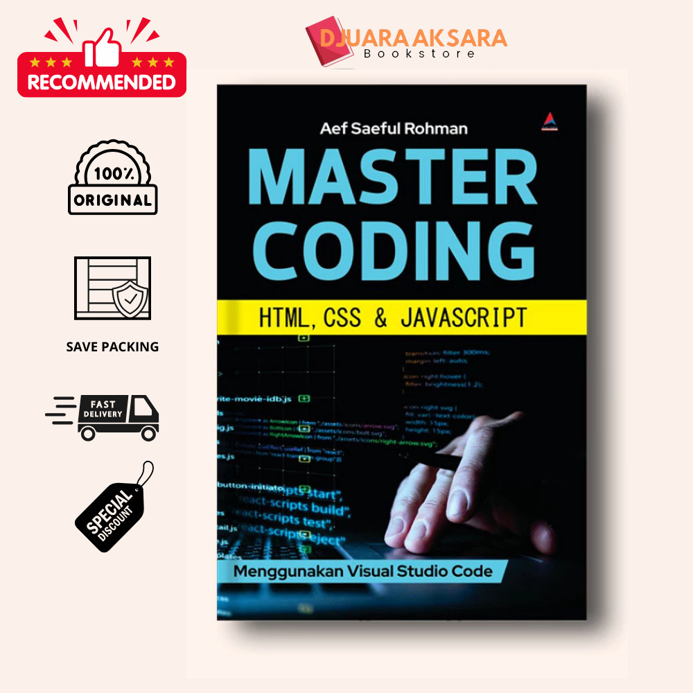 Jual Buku Master Coding HTML, CSS & Javasript : Menggunakan Visula Studio Core - Aef Saeful ...