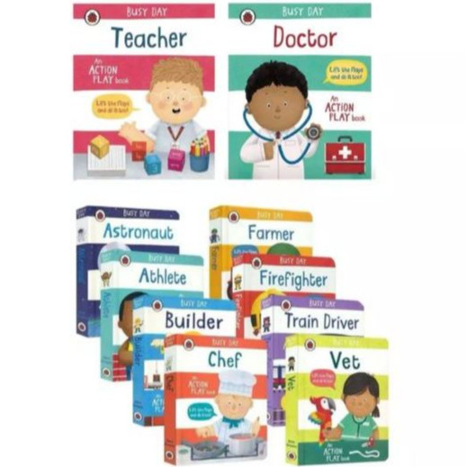 Jual LittleBookLand Buku Busy Day Book Series Profesi An Action with ...