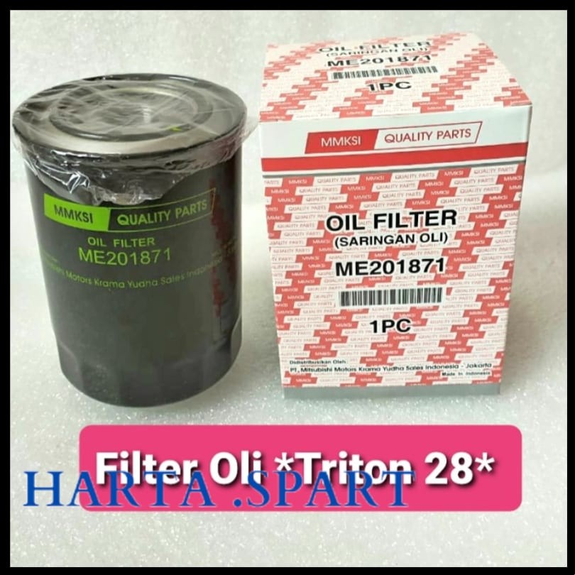 Jual Oil Filter Saringan Oli Mitsubishi Strada Triton 28 2800cc ...