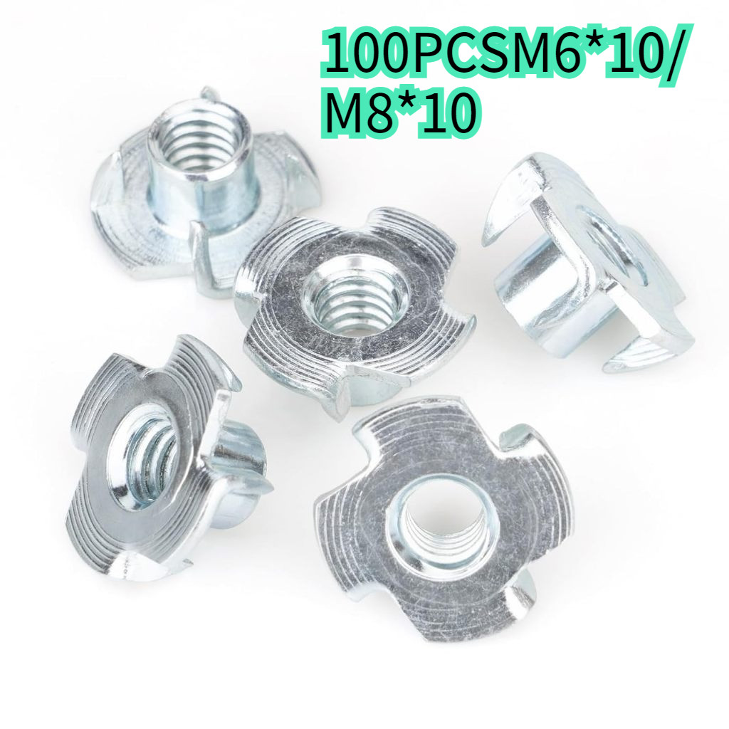 Jual 100pcs Tee Nut M6 M8 / Mur Cakar M8/M6 T Nut Tee Nut Speaker ...