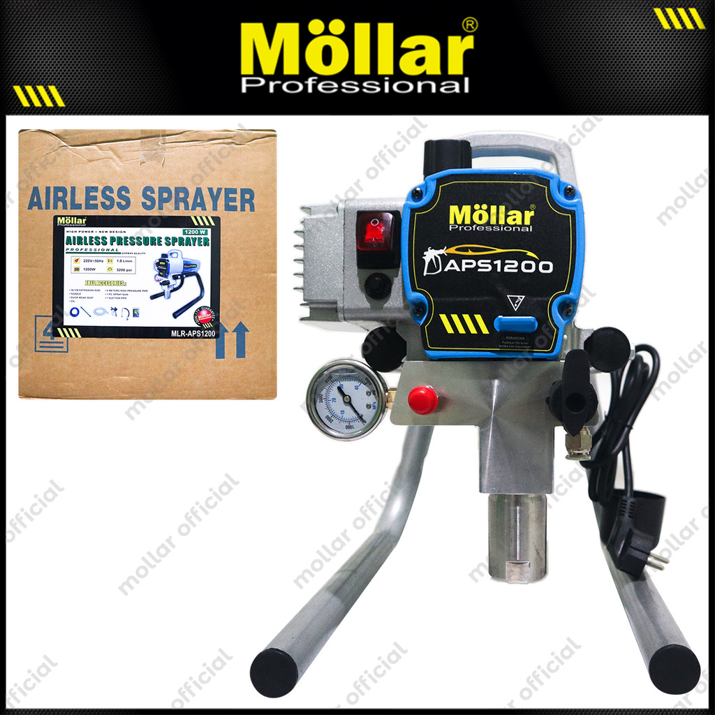 Jual MOLLAR MLR-APS1200 Airless Paint Sprayer Mesin Semprot Cat Tembok ...