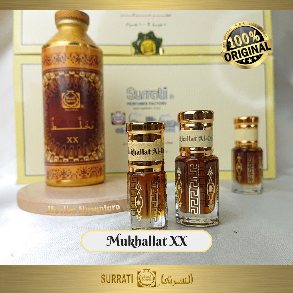 Jual Parfum Surrati Mukhallat XX Oud Original / Bibit Parfum Surrati Aroma Mukhallat Oud ...