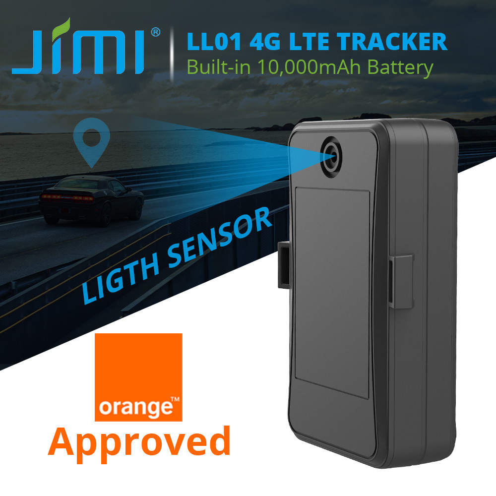 Jual Jimi LL01 4G LTE Magnetic GPS Tracker With 10000mAh Battery IP65 ...