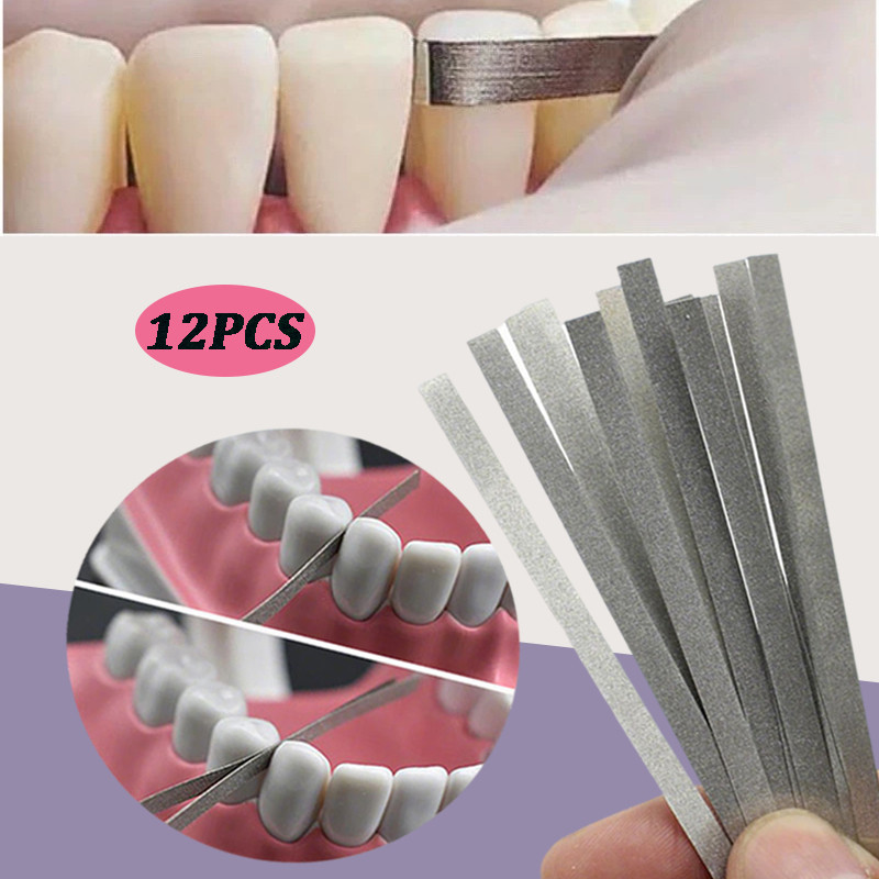 Jual 12pcs Dental Slicing Strip Microdont / Polishing Strip Grinding ...