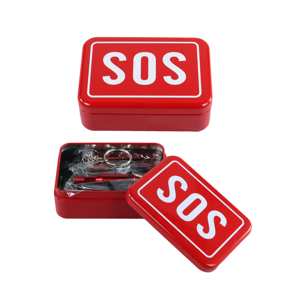 Jual SOS Survival Kit Emergency Tools Camping Outdoor 7In1 Pack Hiking ...