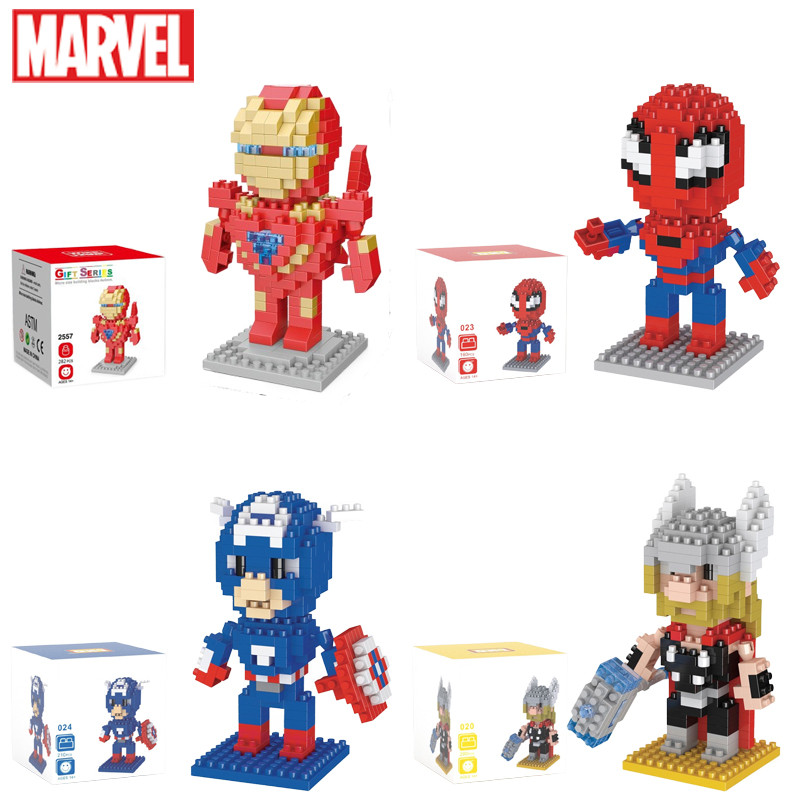 Jual Marvel Legends lega marvel Spider Man Building Blocks Iron Man ...