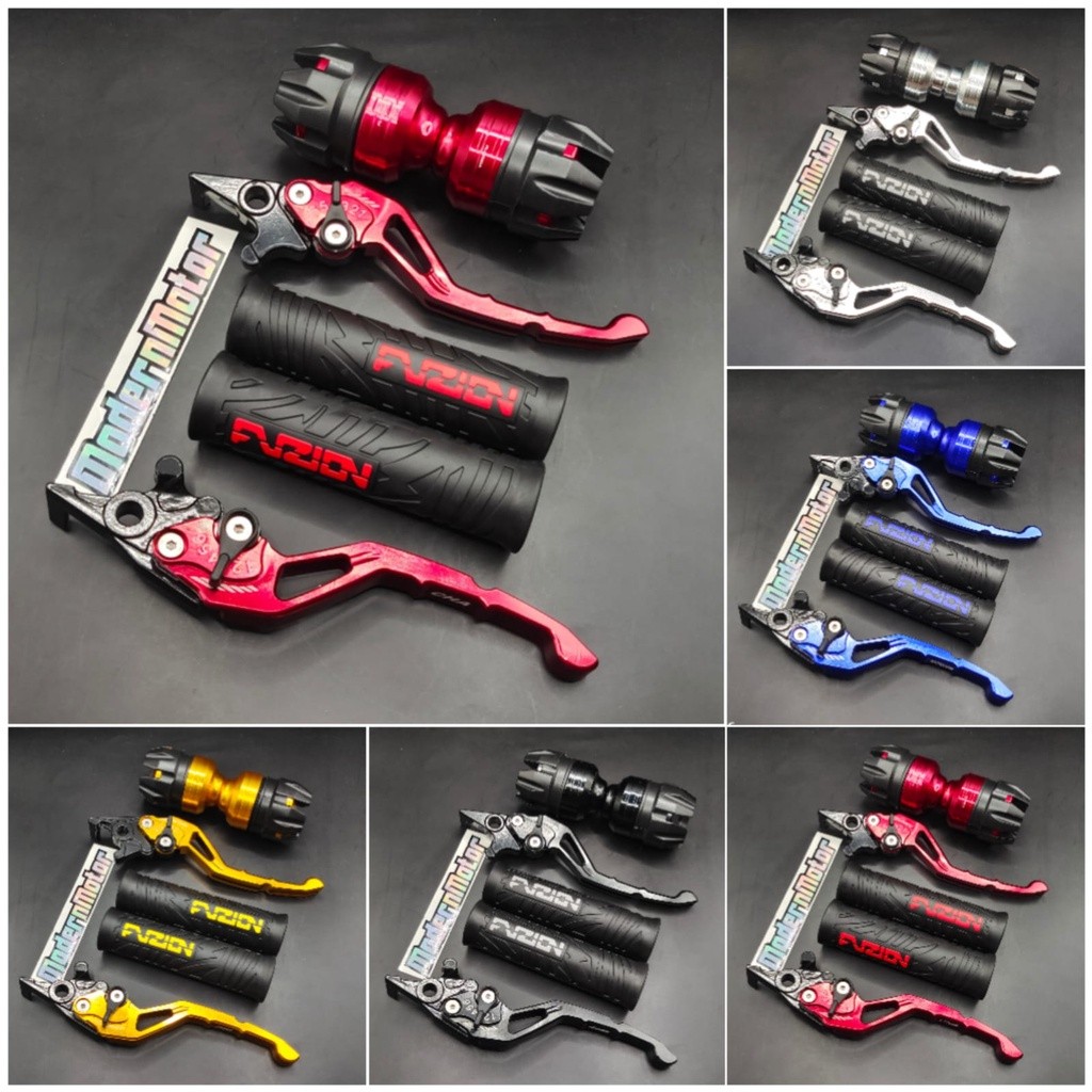 Jual [HEMAT 3in1] Handgrip Fuzion+Handle Variasi CNC+Jalu As Naga Jumbo ...