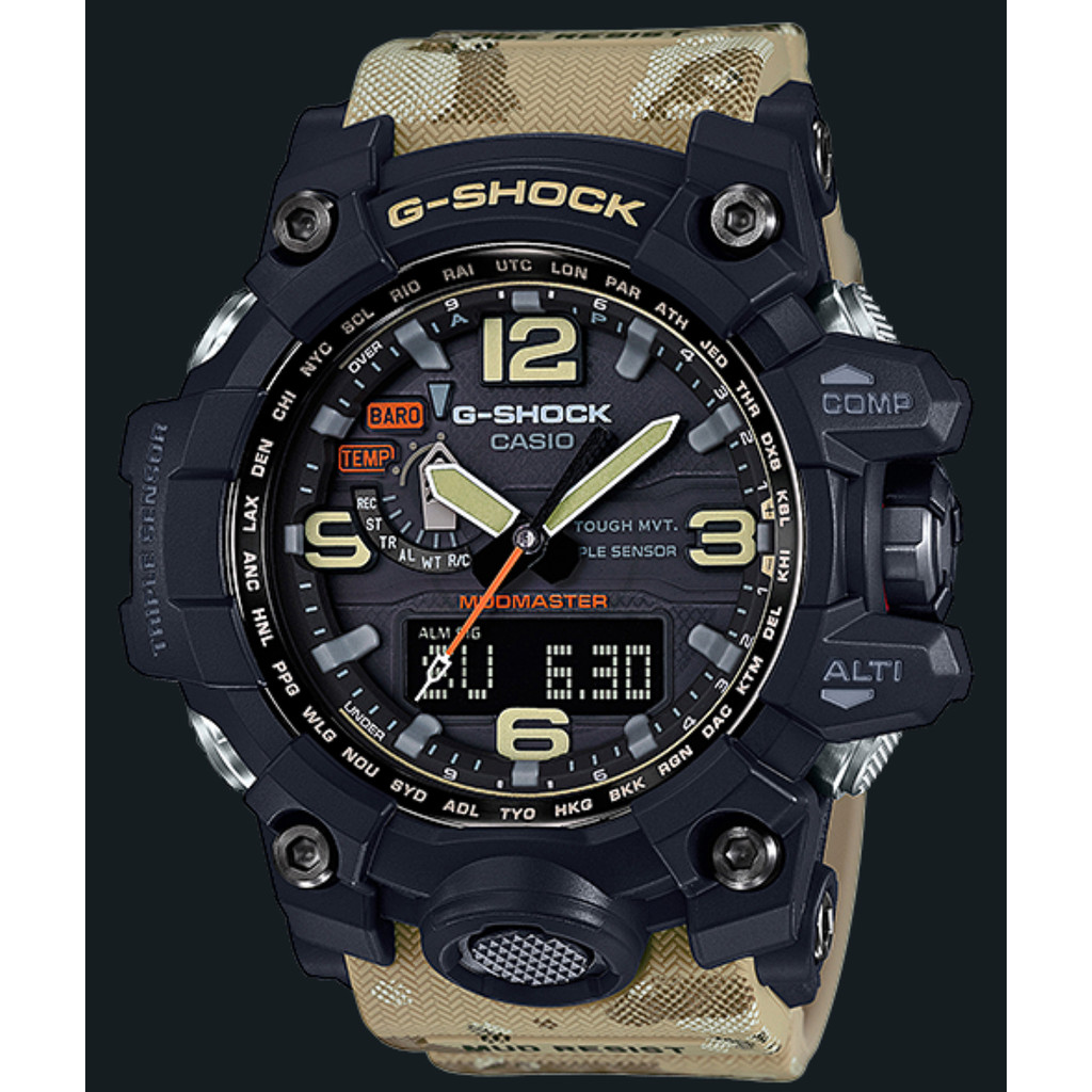 Jual CASIO G-SHOCK GWG-1000 MUDMASTER MASTER IN DESERT CAMOUFLAGE GWG ...