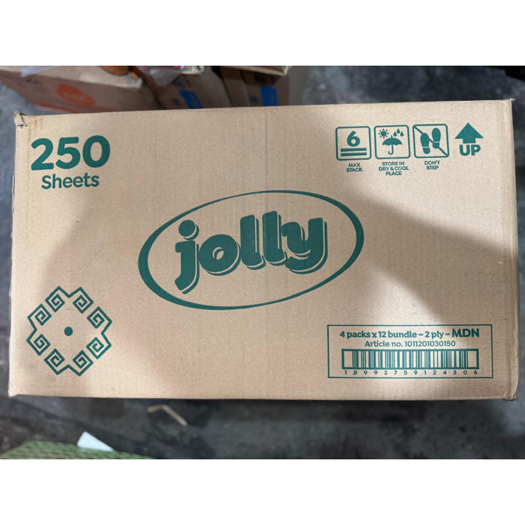 Jual Tisu Jolly Refil 250 sheets @ 4 paks x 12 bundle = 48 bundle / 1 ...