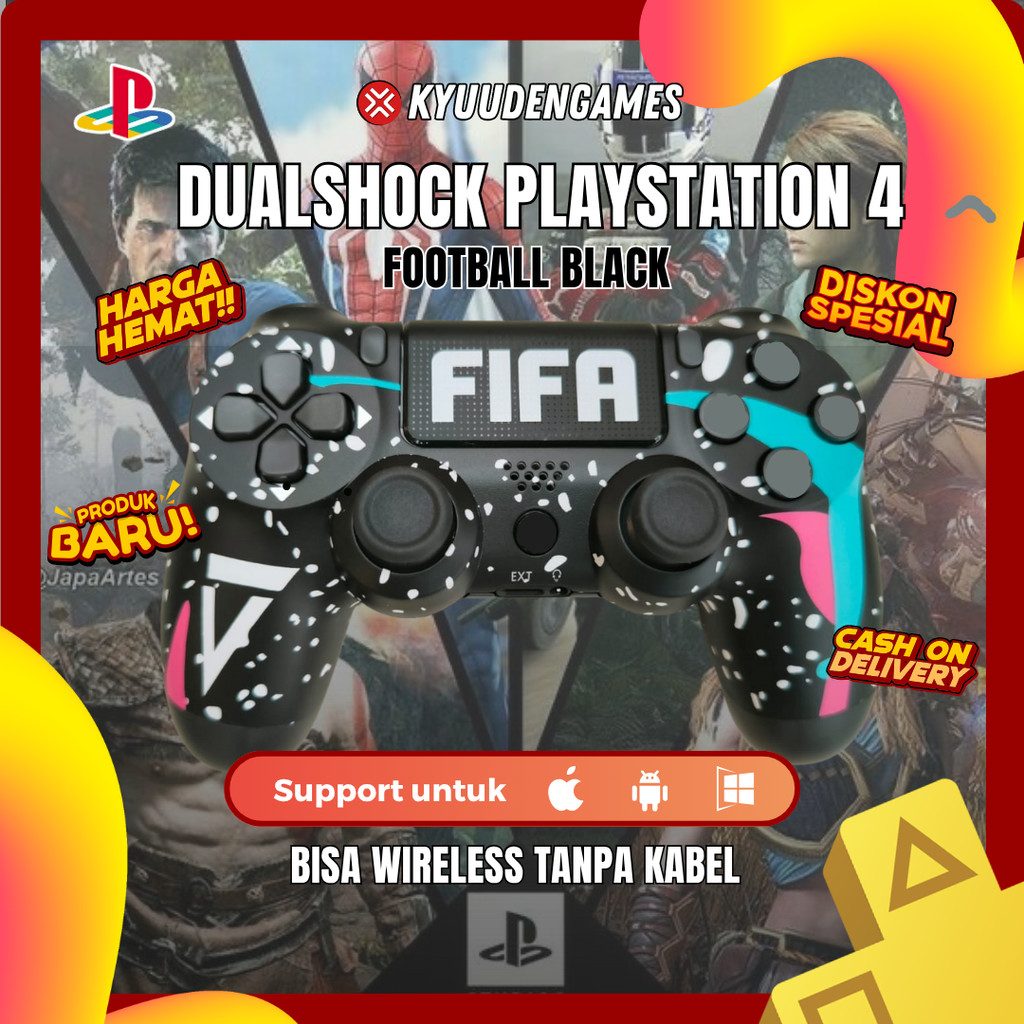 Jual [NEW] Stik Stick PS4 Playstation 4 DS4 Wireless Lightbar Joystick ...