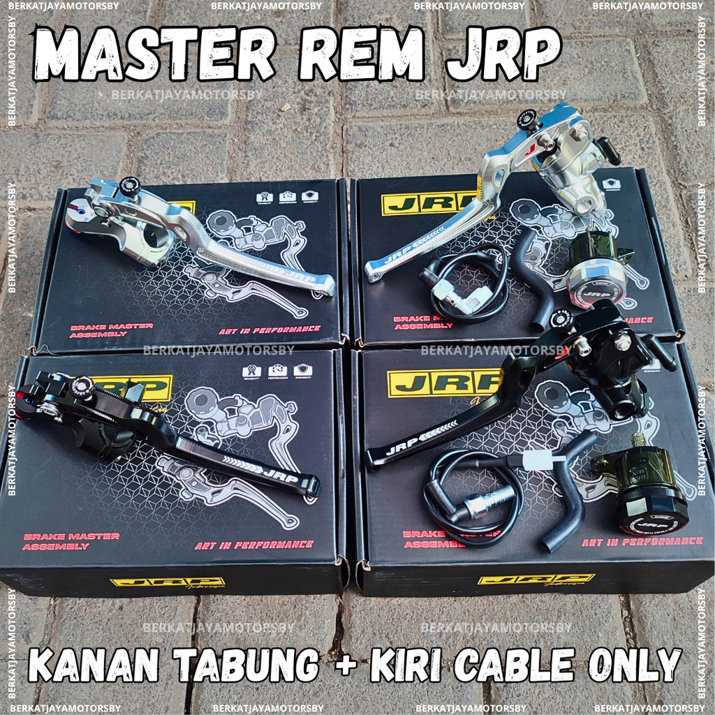 Jual MASTER REM JRP TIPE ASTRADO PISTON 17MM SET KANAN TABUNG + KIRI ...