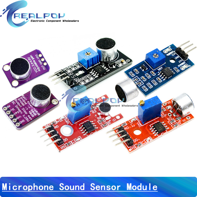 Jual Sound sensor module sound control sensor MAX4466 MAX9814 switch ...