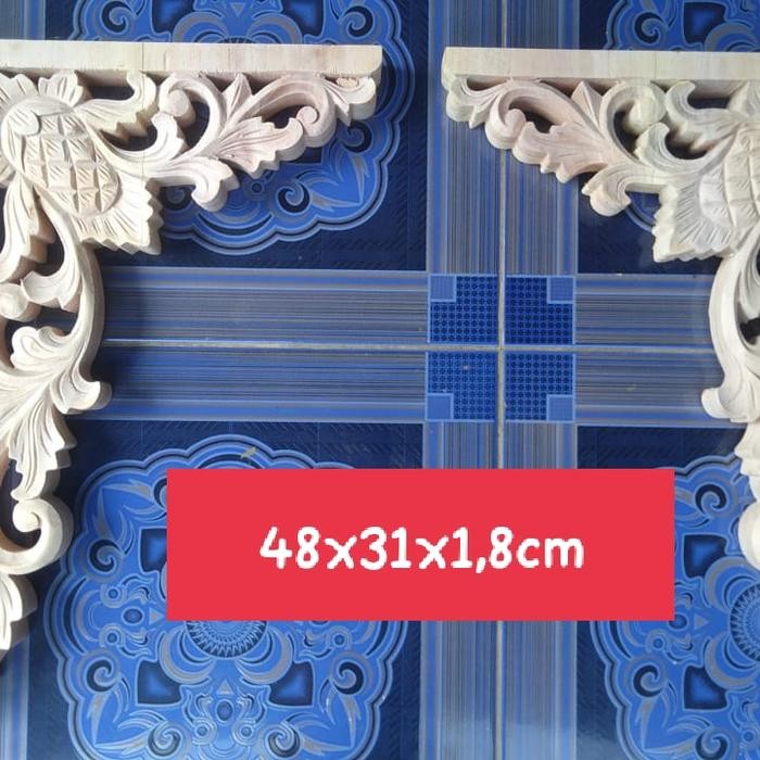 Jual dekorasi ornamen ukir tempel sudut siku pintu kusen jendela KPL ...