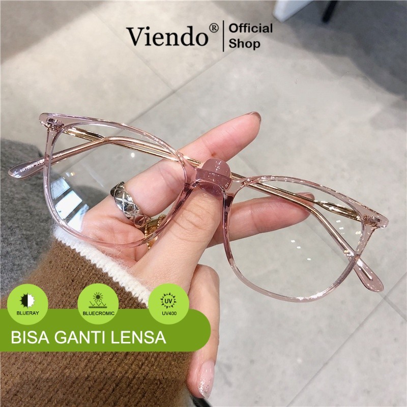 Jual Viendo Kacamata Night Drive Bluecromic Wanita Pria Anti Radiasi ...