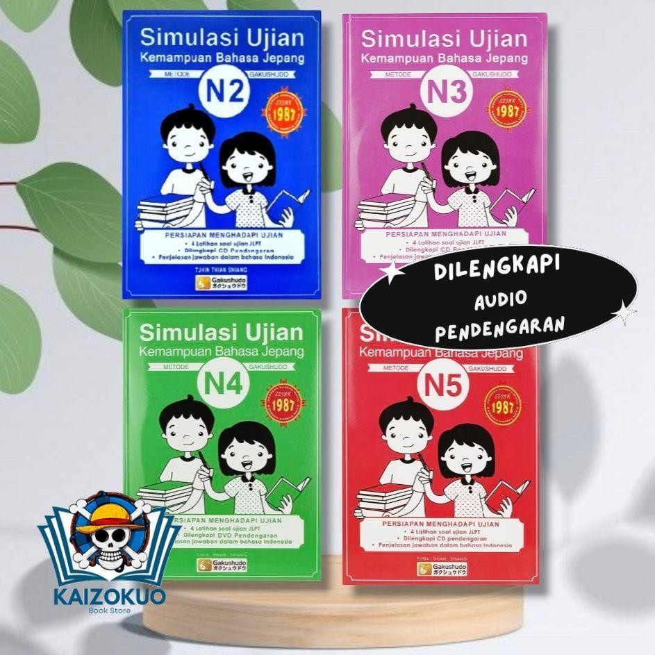 Jual Buku SIMULASI UJIAN KEMAMPUAN BAHASA JEPANG JLPT N2 N3 N4 N5 ...