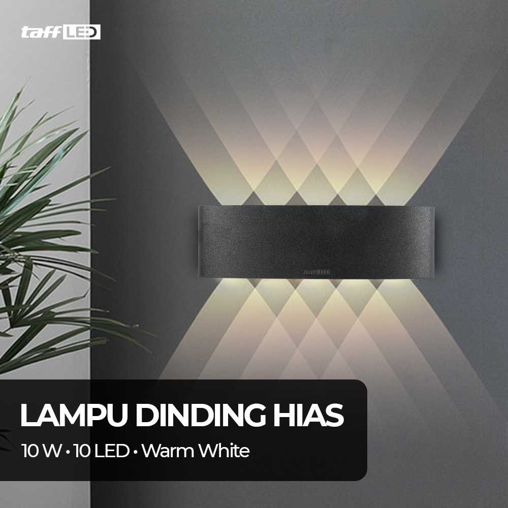 Jual Lampu Dinding Hias Indoor Plastic Body 10W 10 LED Warm White ...