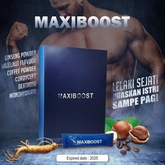 Jual MAXIBOOST MAXI BOOST 100% ORIGINAL SUPLEMEN KESEHATAN PRIA 1 BOX ...