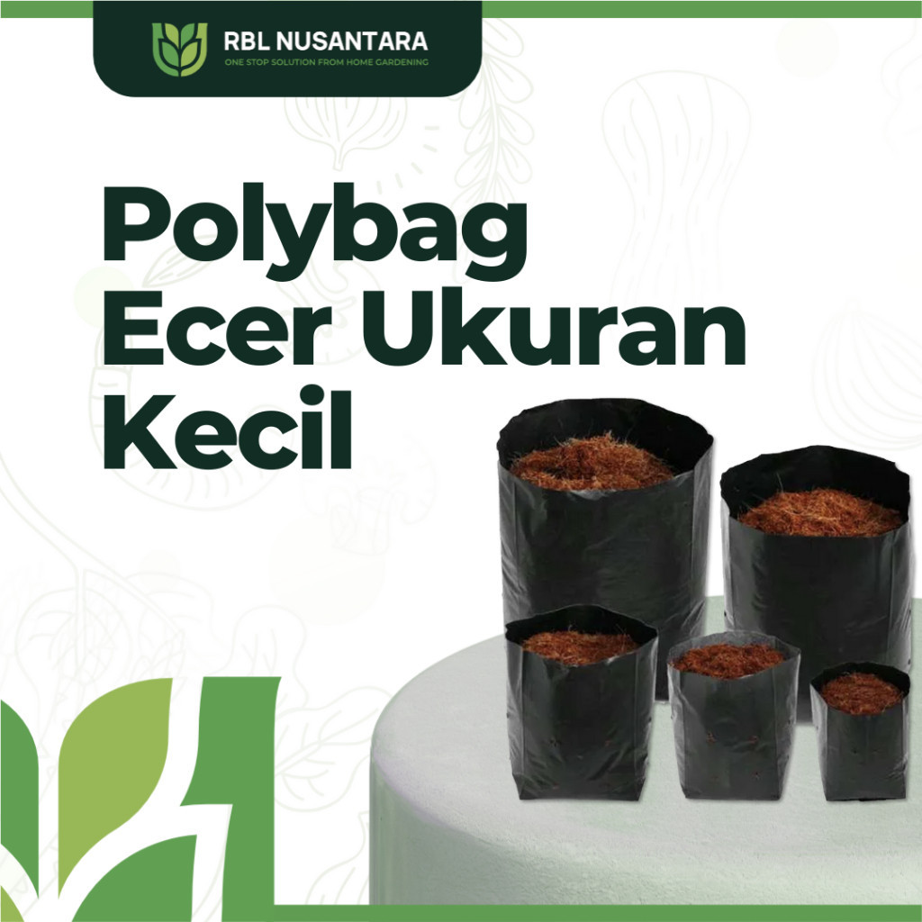 Jual Polybag Tanaman Plastik Polibag Tebal 10x12 15x15 20x20 25x25 ...