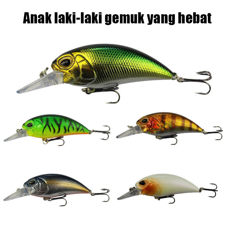 Jual 8.7cm/15..5g Joran Pancing Crank Bait Umpan Tiruan Casting Toman ...