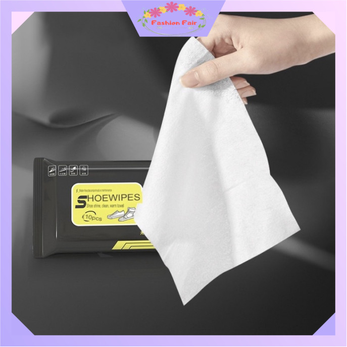 Jual FASHION FAIR - 5878 Quick Wipes Shoe Cleaner Isi 10 Lembar / Tisu ...