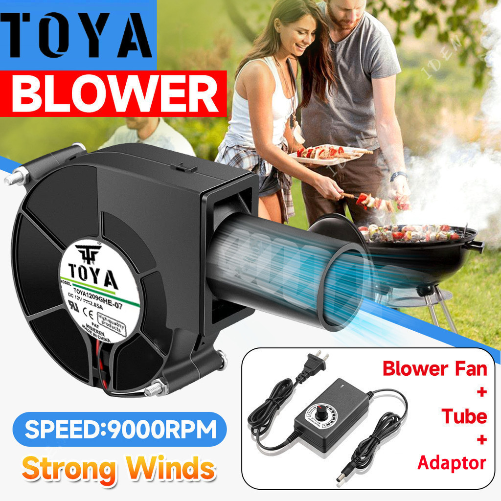 Jual MC64BF TOYA Blower Mini for Kalan DC 12V 9000RPM BBQ Blower Fan ...