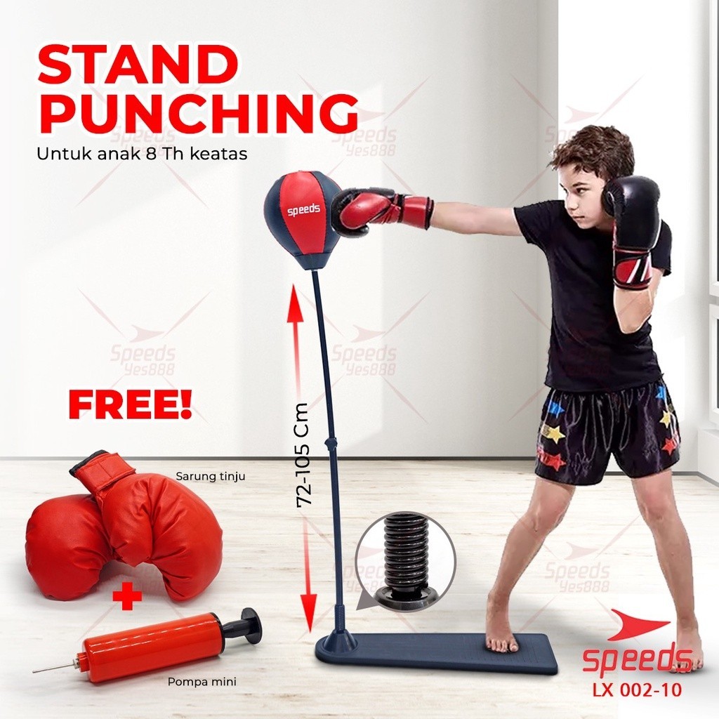 Jual SPEEDS Speed Ball Boxing Anak-Anak, Alat Latihan Pukulan Tinju ...