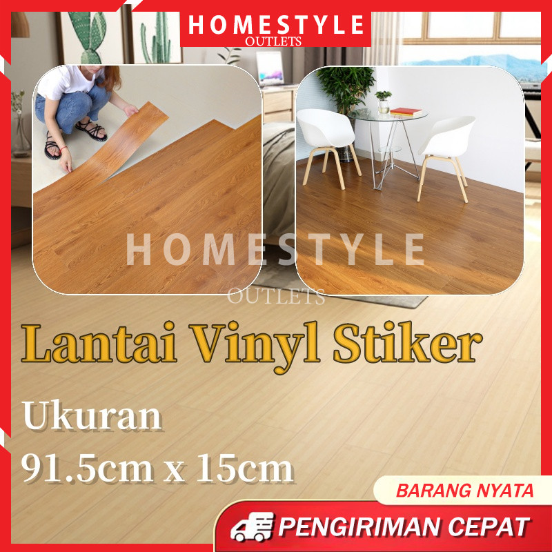 Jual Lantai Vinyl Stiker / Stiker Lantai Vinyl Kayu / Floor Vinyl ...