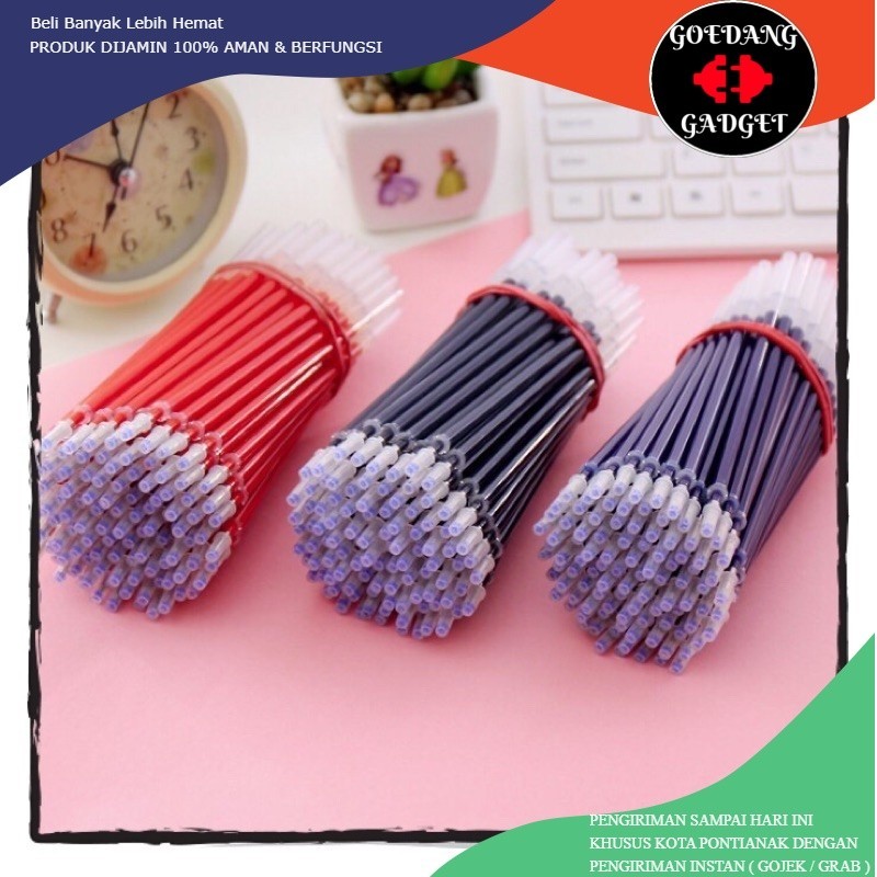 Jual (CEK WARNA) REFILL PEN MURAH ISI REFIL GEL TINTA ISI ULANG PULPEN ...