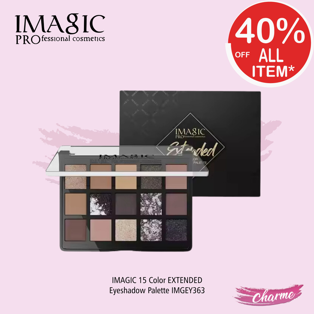 Jual (READY & ORI) IMAGIC 15 Color EXTENDED Eyeshadow Palette EY 363 ...
