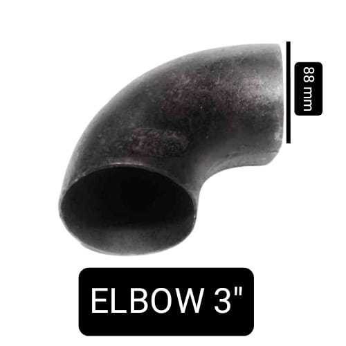 Jual Elbow Keni/Pipa Besi Las Ukuran 3" inchi/elbo besi pipa las ...