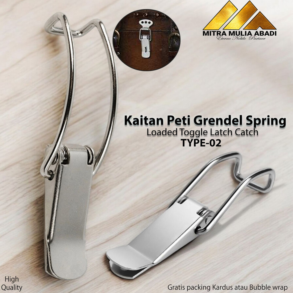 Jual Kaitan Peti Grendel Spring Loaded Toggle Latch Catch TYPE-02 ...