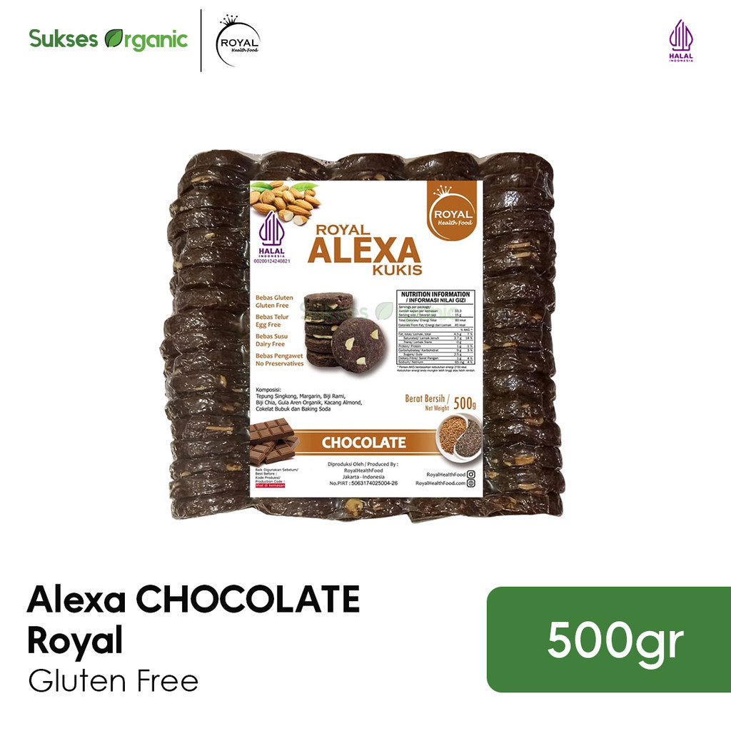 Jual Almond Delight Cookies CHOCOLATE Alexa 500gr | Shopee Indonesia