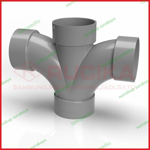 Jual Large radius double tee rucika 2" / double tee y / ty rucika 2" D | Shopee Indonesia