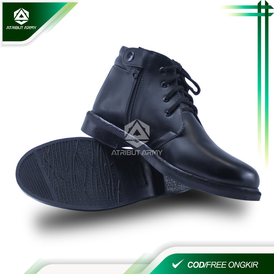 Jual td63yw Sepatu PDH DOFF Satpam TNI Security Sepatu Kerja Dinas Pria ...