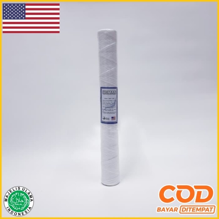 Jual Cartridge Filter Benang / String Wound Ukuran 20 Inch / Filter Air ...