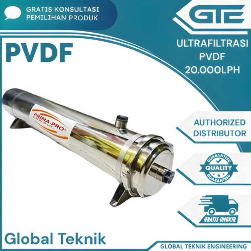 Jual Ultrafiltrasi PVDF Water Pre Filter 20.000 LPH UF PVDF 20.000 Lph ...